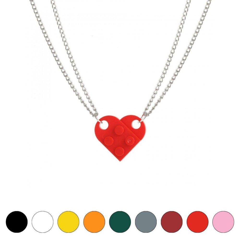 Náhrdelník pro dva - LEGO SRDCE | LOVEE.cz - Maličkost, která znamená mnoho